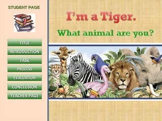 animal webquest | PPT