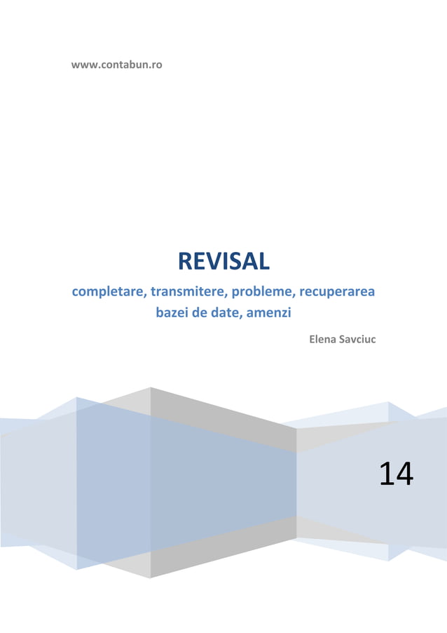 Revisal 140318063957-phpapp01--usor si simplu | PDF
