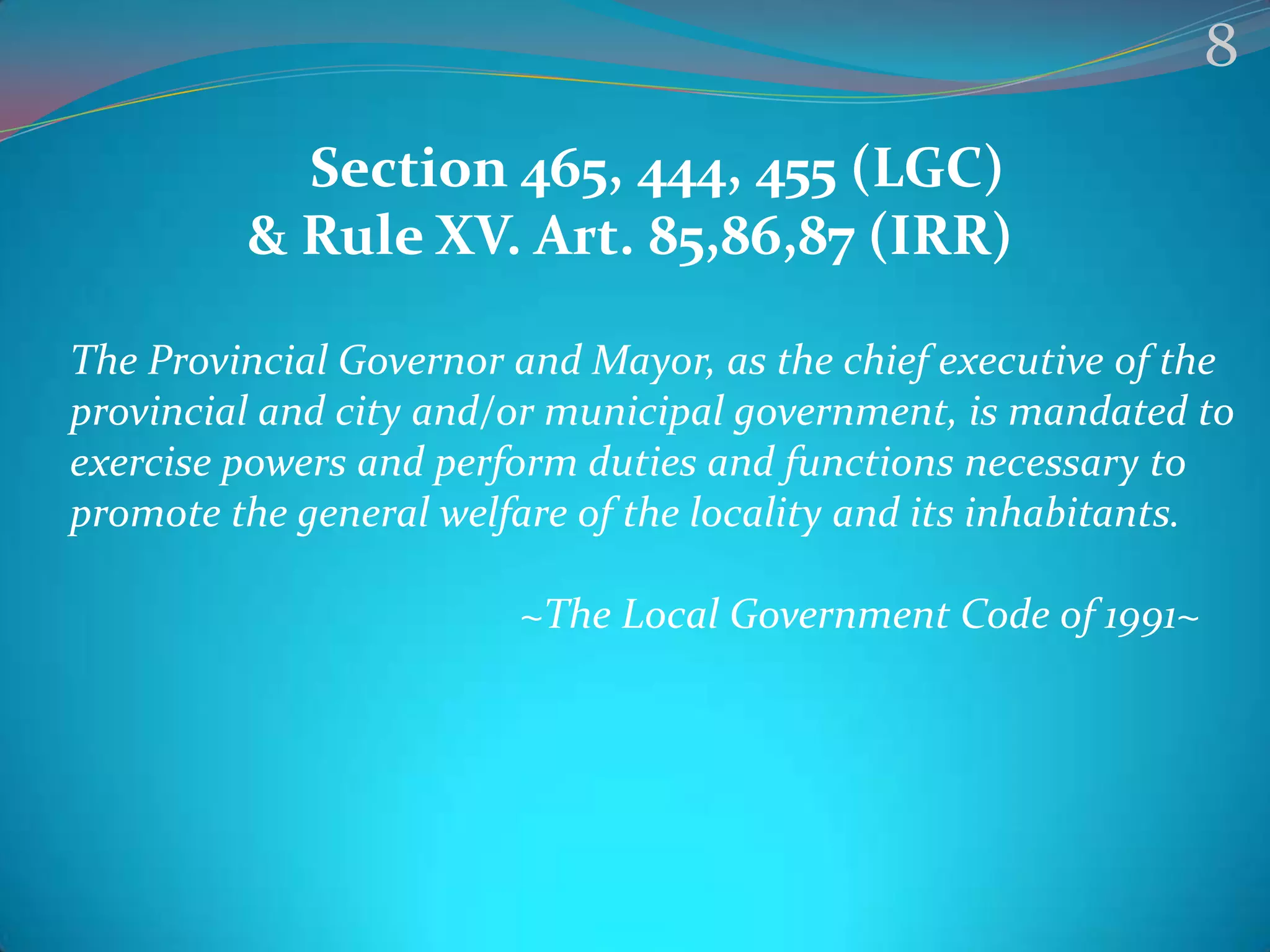 Local Chief Executives | PPTX