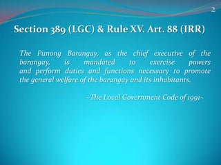 Local Chief Executives | PPTX