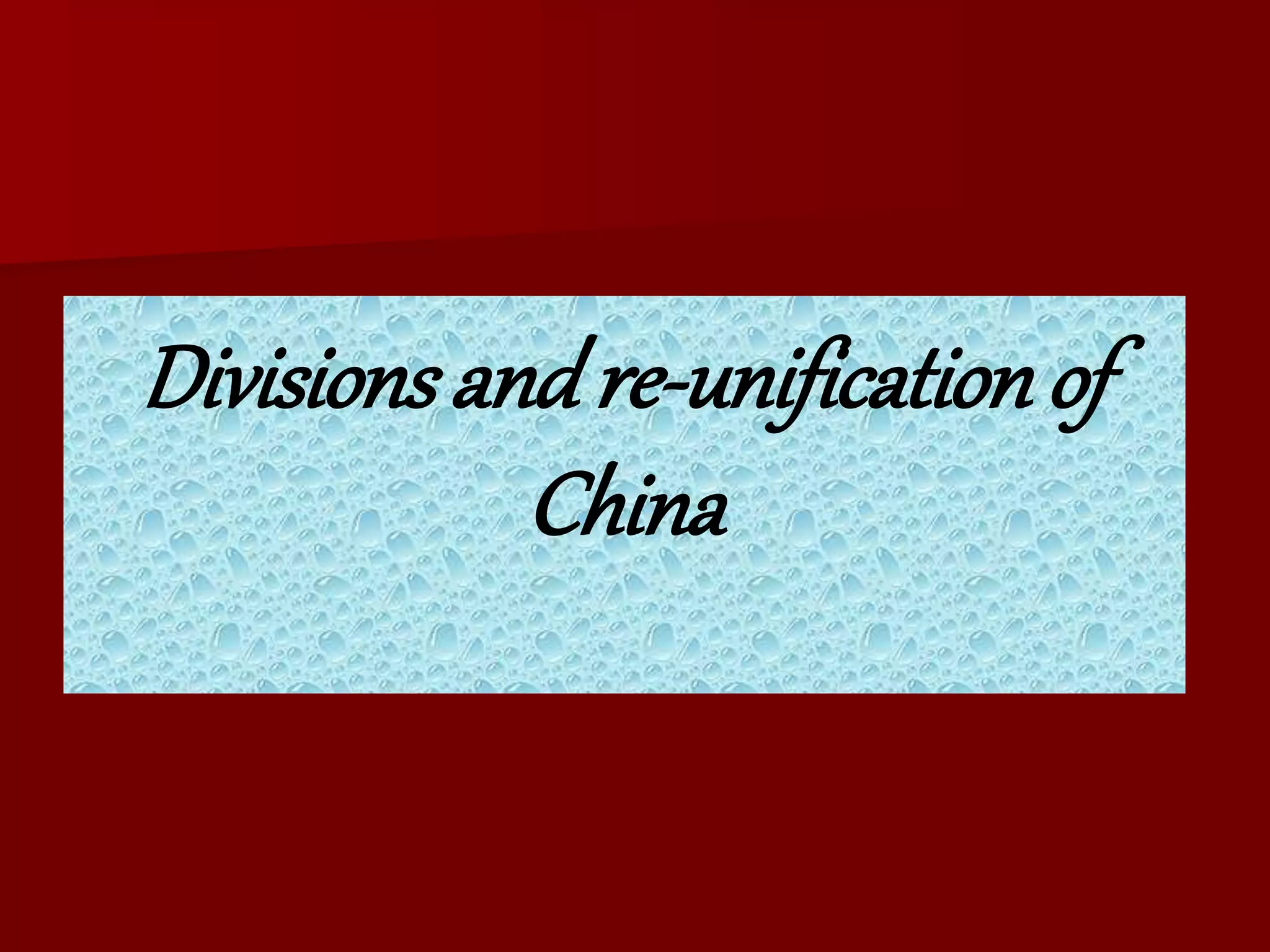HISTORY OF CHINA | PPT | Buddhism | Religion & Spirituality
