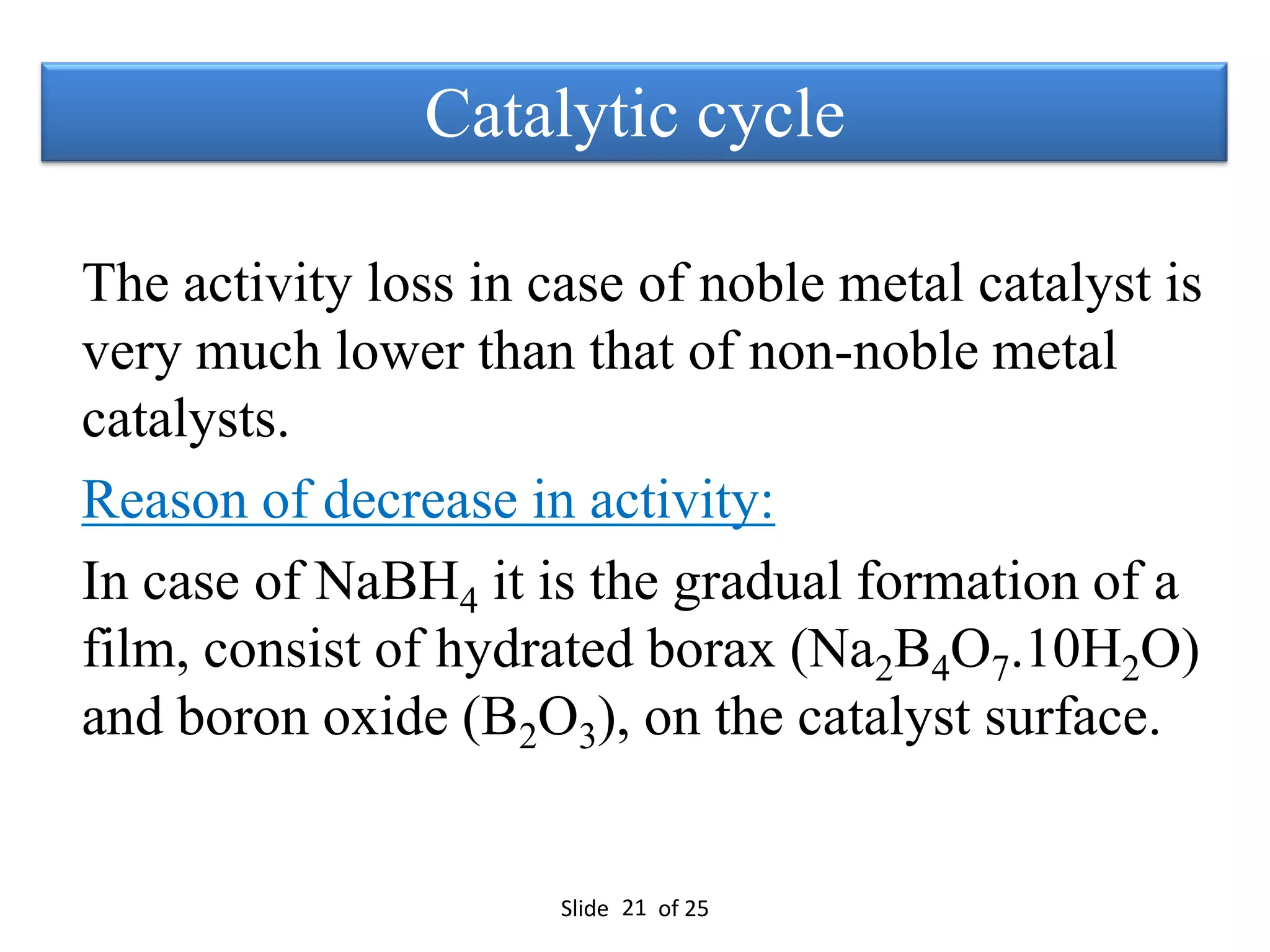 Revised hydrolysis of complex hydrides for hydrogen generation | PPT