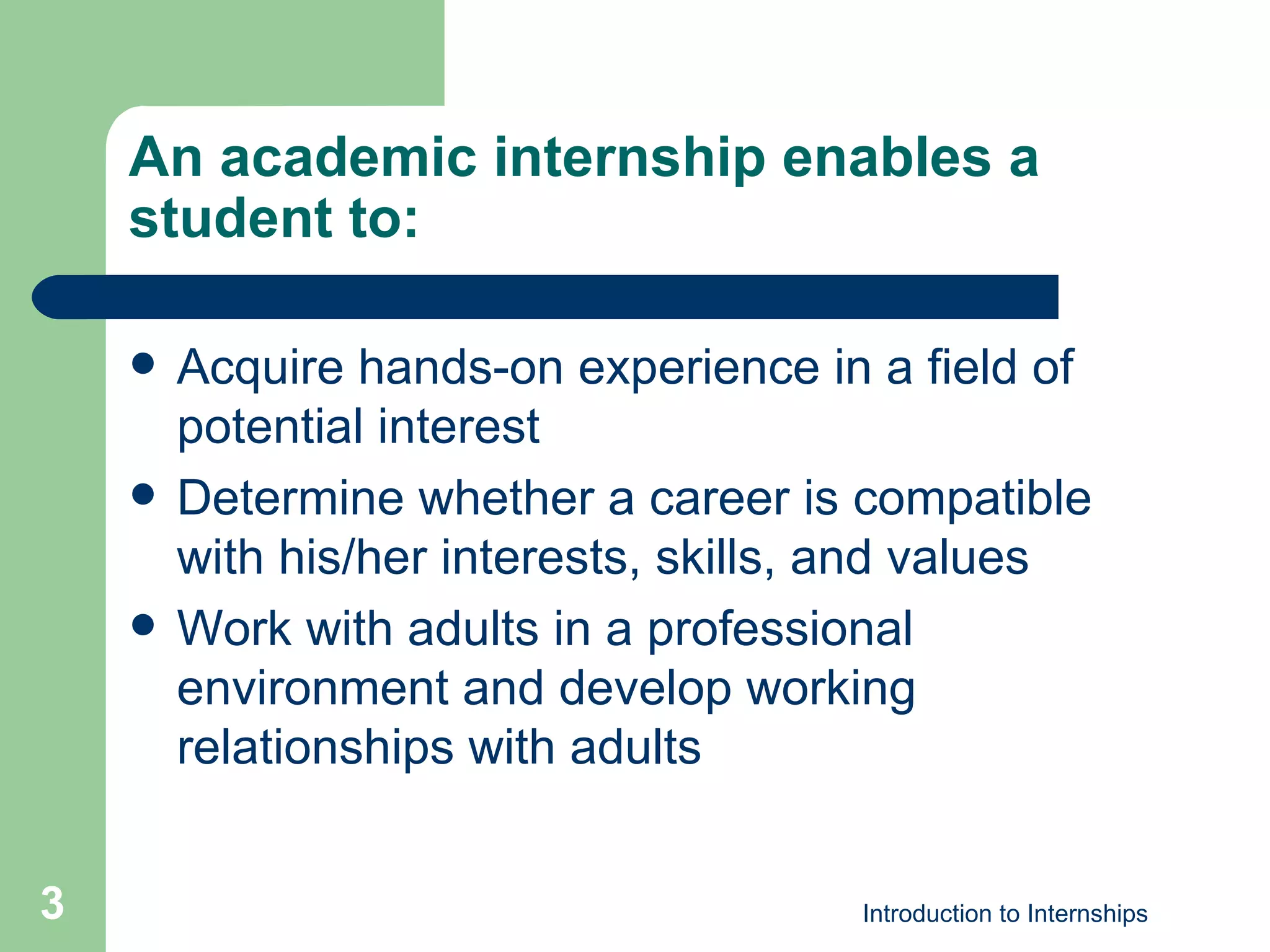 Revised Intro To Internship2 | PPT