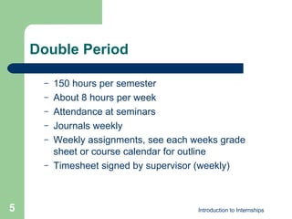 Revised Intro To Internship2 | PPT