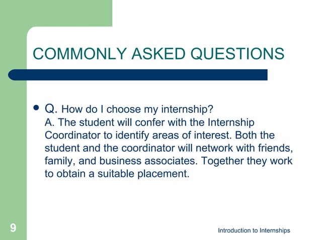 Revised Intro To Internship2 | PPT