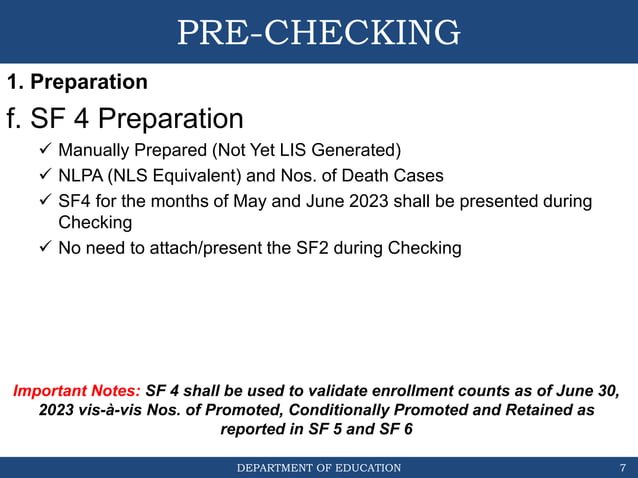 Revised-Preparation-and-Checking-of-School-Forms-SY2022-2023-1.pptx | Educational Assessment ...