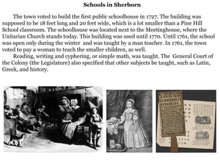 Revised 18th century sherborn | PPT