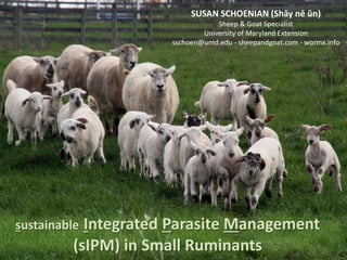 Sustainable Integrated Parasite Management | PPT