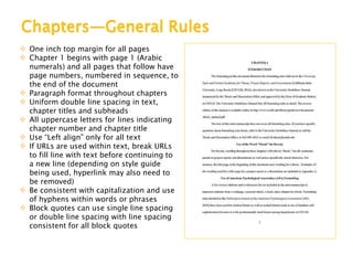 Revised 2016 New Rules University Guidelines Manual Format Rules ...