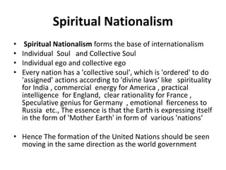 Spiritual Nationalism in light of Sri Aurobindo | PPTX