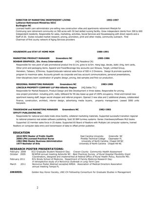 Revised 2 Page Resume For Review Gj 9.19.11