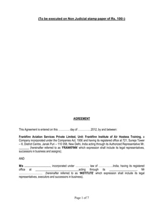 Revised agreement instit[1]...ffective 1st oct 2012 | DOCX