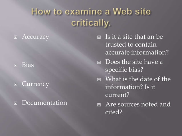 Revised analyzing url | PPT