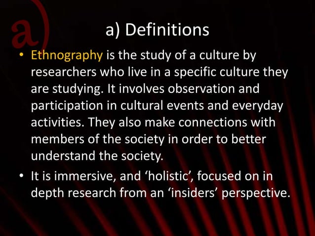 ARE 494 Digital Ethnography Amy Pate | PPT