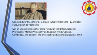 "The Objectivity Of Moral Judgments" by G.E. Moore | PPTX
