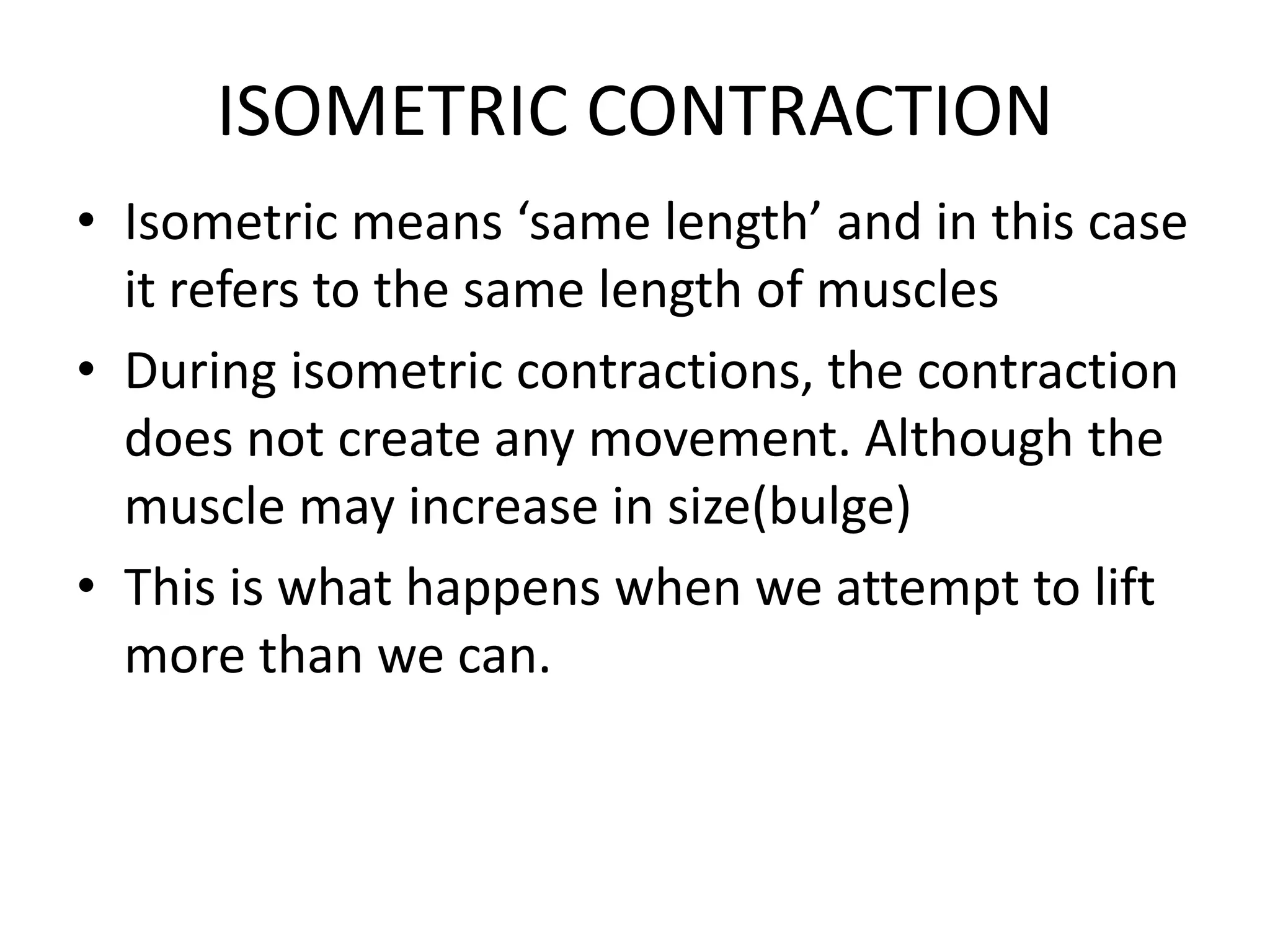 isotonic and isometric | PPTX