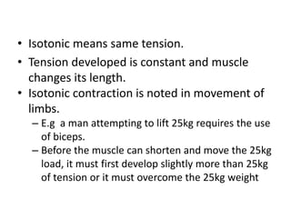 isotonic and isometric | PPTX
