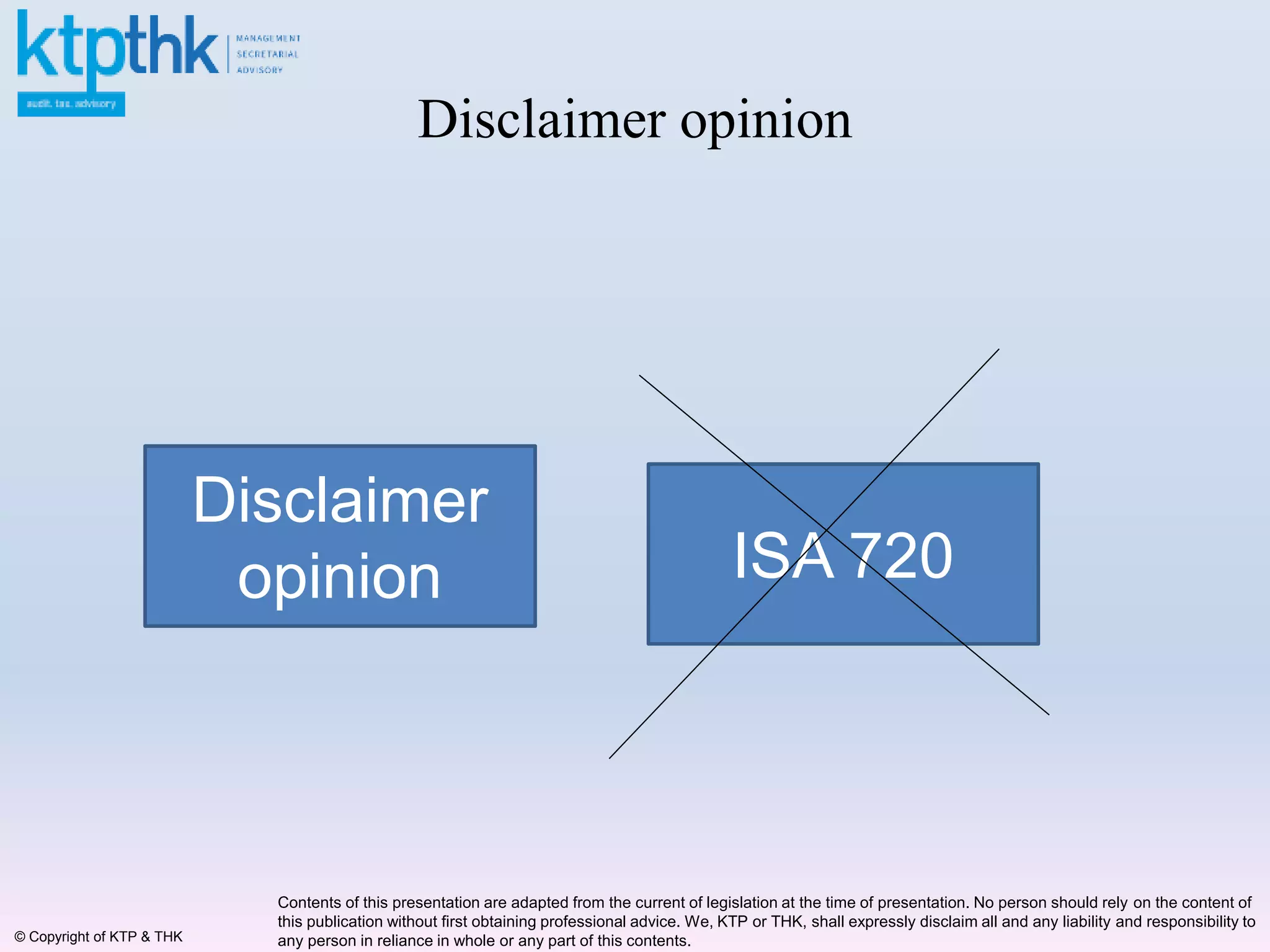 Revised Auditor Report: ISA 700, ISA 705, ISA 706 and ISA 720 | PPTX