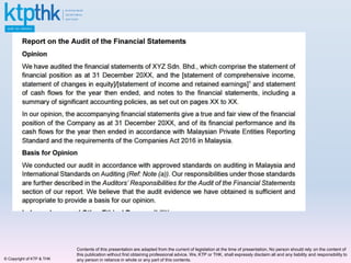 Revised Auditor Report: ISA 700, ISA 705, ISA 706 and ISA 720 | PPTX