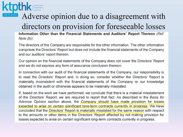 Revised Auditor Report: ISA 700, ISA 705, ISA 706 and ISA 720 | PPTX