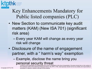 Revised Auditor Report: ISA 700, ISA 705, ISA 706 and ISA 720 | PPTX