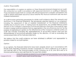 Revised Auditor Report: ISA 700, ISA 705, ISA 706 and ISA 720 | PPTX