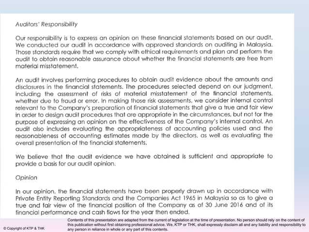 Revised Auditor Report: ISA 700, ISA 705, ISA 706 and ISA 720 | PPTX