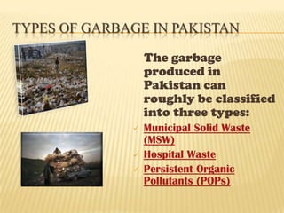 Garbage Problems in Pakistan | PPT