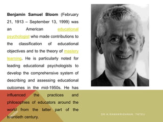 Revised blooms taxonomy | PPT | Educational Assessment | Education