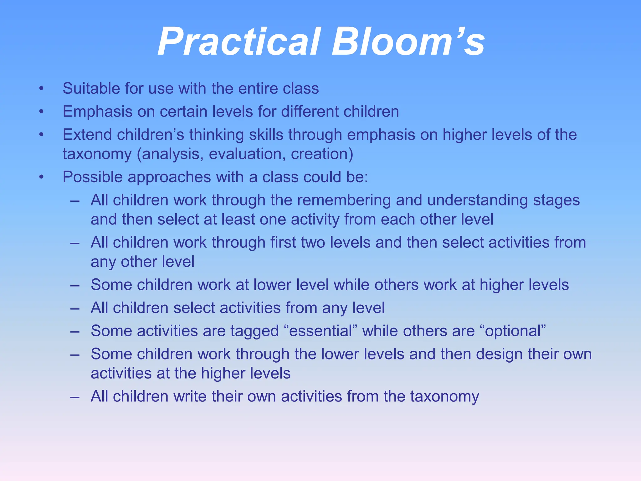Revised Blooms Taxonomy and Formulation of Objectives.pptx | Internet for Beginners | Internet