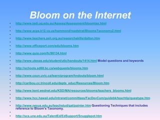 Revised Blooms Taxonomy and Formulation of Objectives.pptx