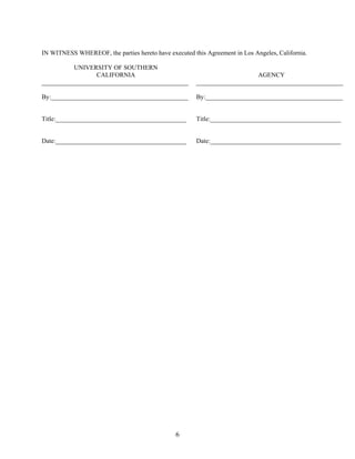 Revised By General Counsel Memorandum Of Agreement Between University ...