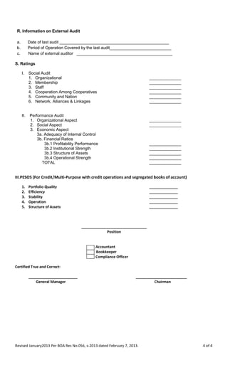 Revised CAPR Form 2012 | PDF