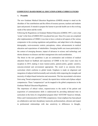 Revised CBME Guidelines 12-september-2024 | PDF