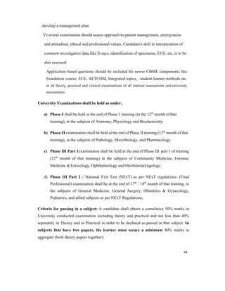 Revised CBME Guidelines 12-september-2024 | PDF