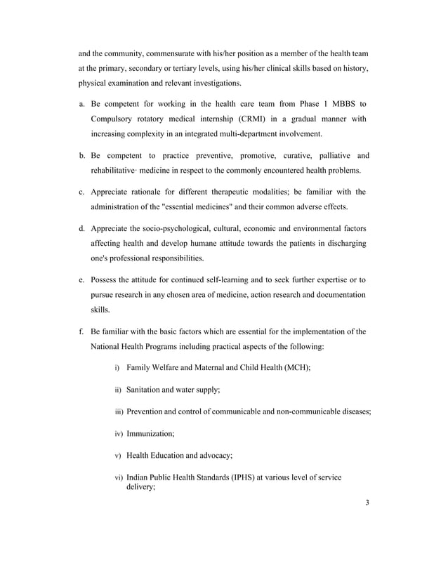 Revised CBME Guidelines 12-september-2024 | PDF