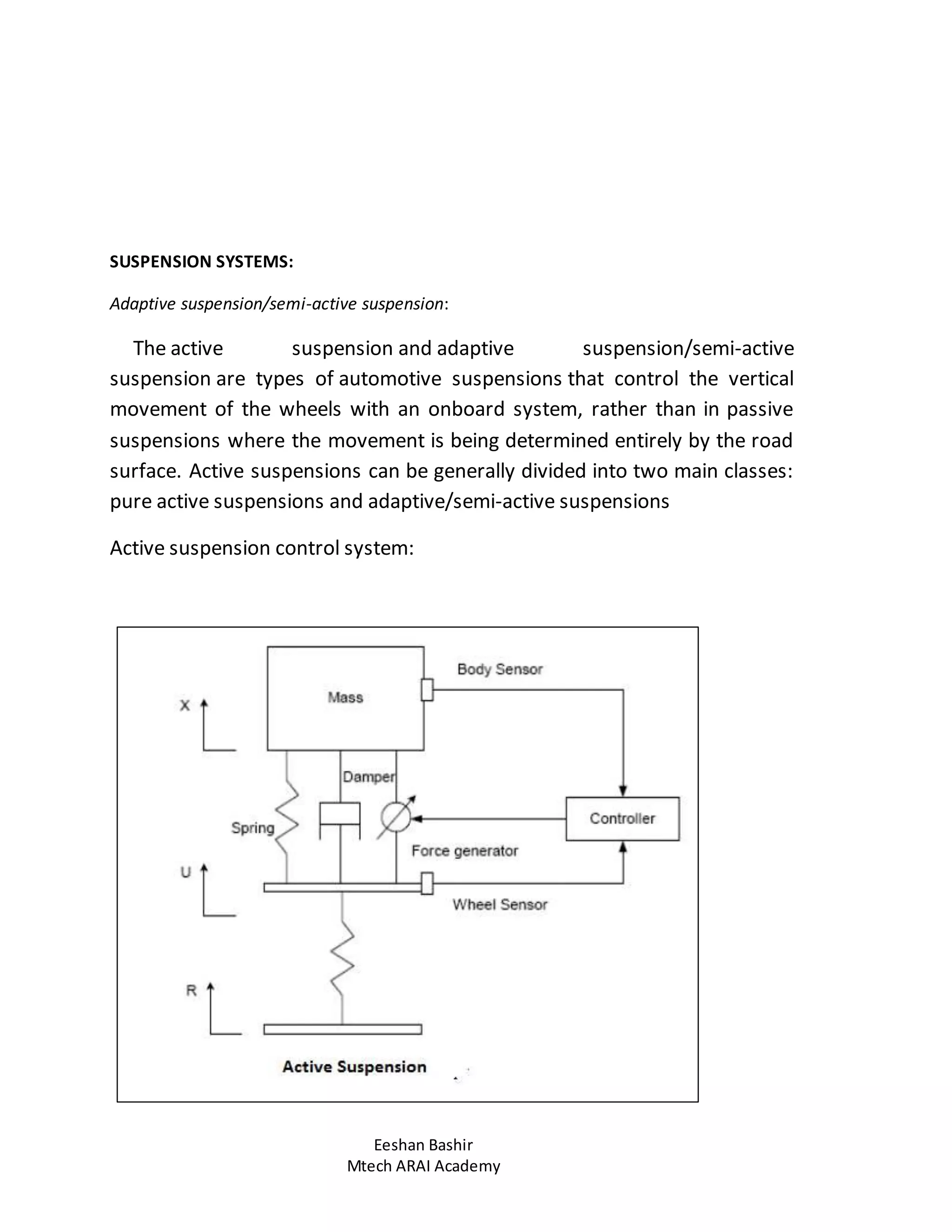 chassis control systems | DOCX