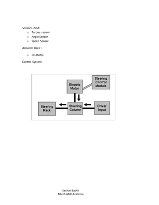 chassis control systems | DOCX