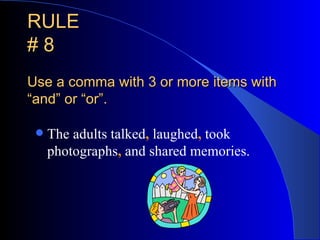 commas rule !! | PPT