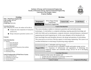 Revised Course Outline Wind Power Engineering E-313 06-08-2024.docx