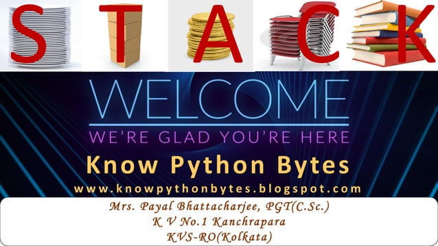 Revised Data Structure- STACK in Python XII CS.pdf | Programming ... Revised Data Structure- STACK in Python XII CS.pdf | Programming ...