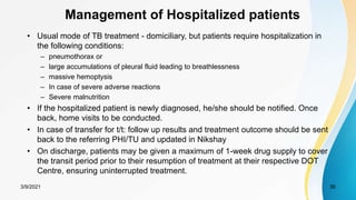 Revised definitions of tb cases and management as per ntep | PPTX