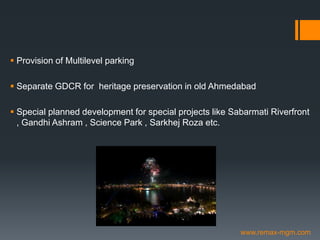 Revised Developement Plan, Ahmedabad 2013 - 2021 | PPTX