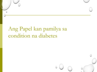 Revised diabetes education modules | PPT