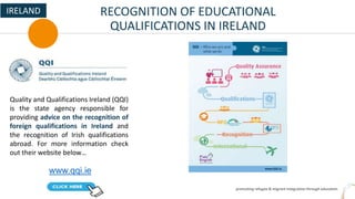 Ireland Strand 3 - Education and Enterprise | PPT