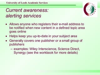 E-journals: advanced session | PPT