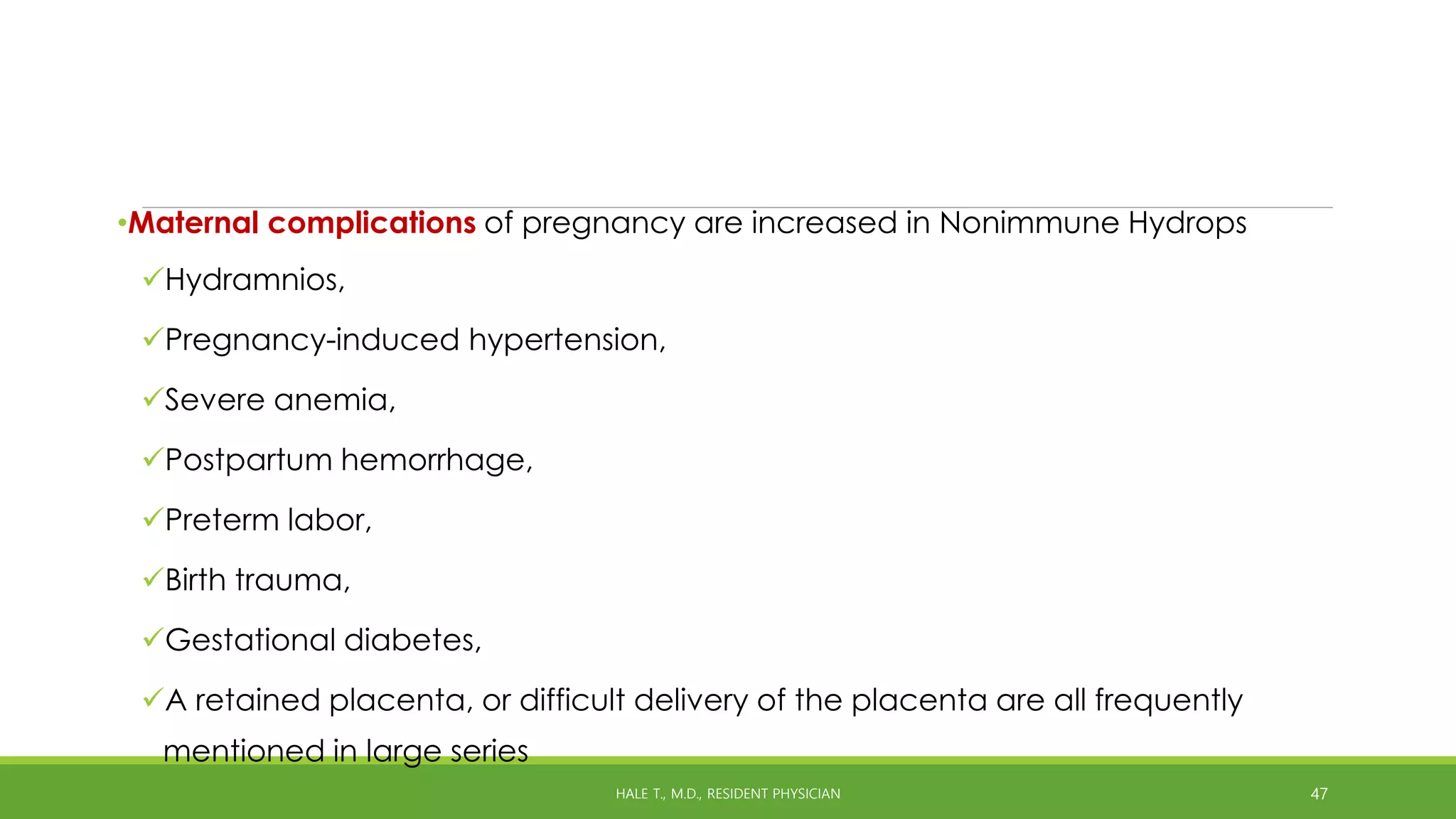 Revised fetal hydrops (immune and nonimmune) | PPT