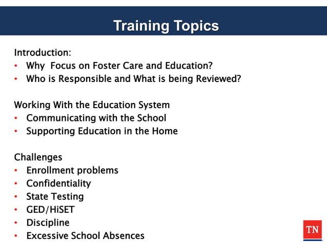 Revised Foster Parent Training 1.24.17 | PPT