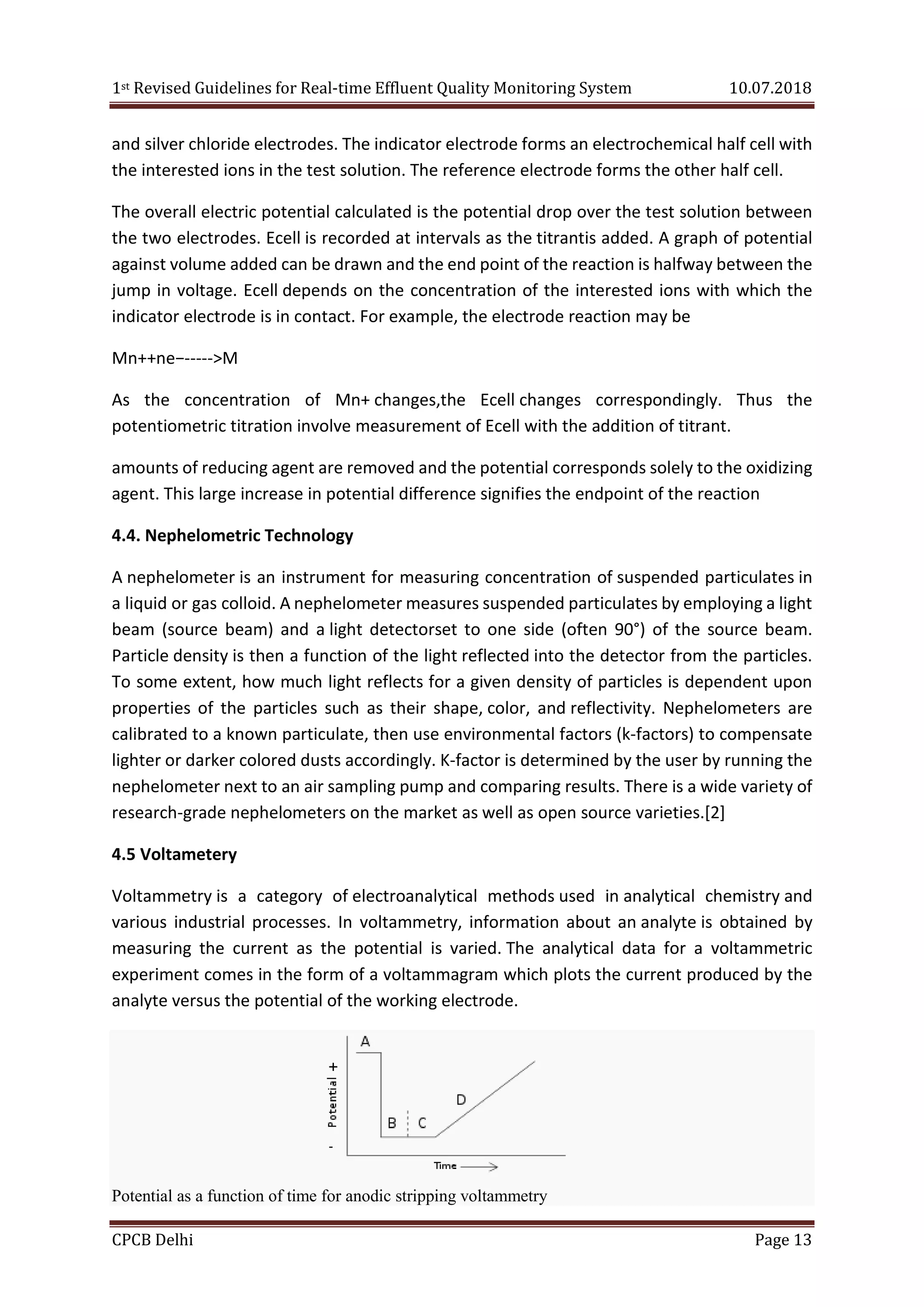 Revised Guidelines for Real-time Effluent Quality Monitoring System ...