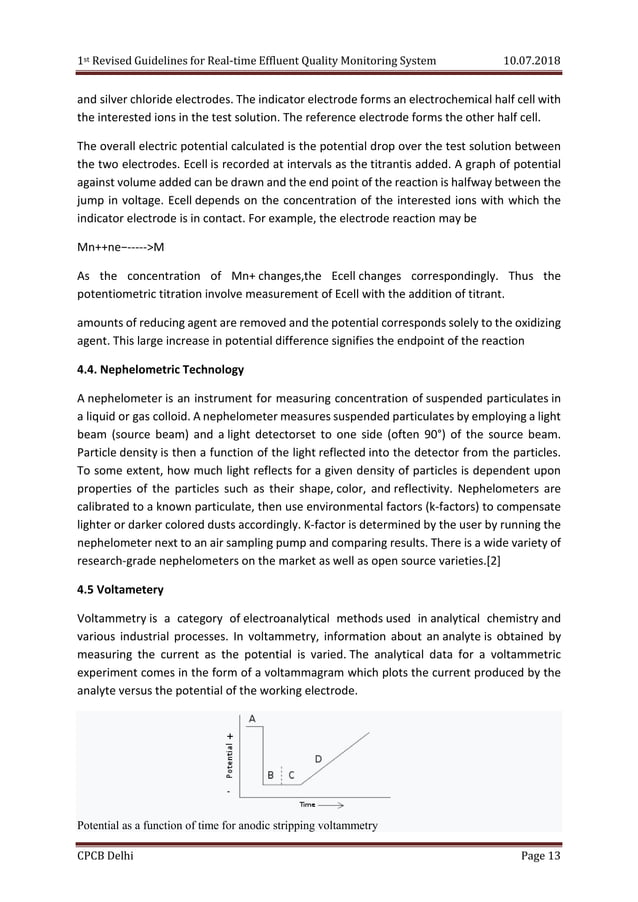 Revised Guidelines for Real-time Effluent Quality Monitoring System ...